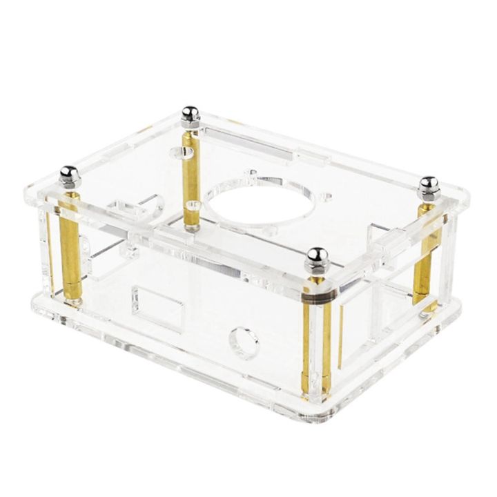 For 3 Case Transparent Acrylic Shell Box Protect Enclosure for 3 ...