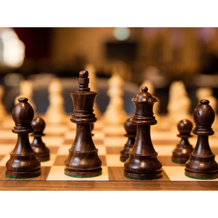 Wooden Chess Game Super Magnetic Wood Color Ancient Chess Chessboard ...