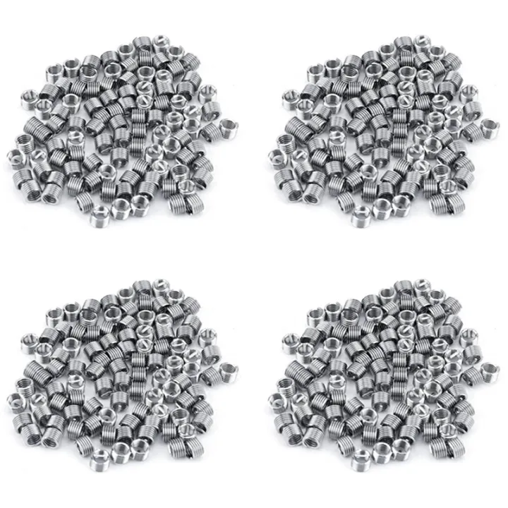 400Pcs Wire Insert Thread, Heli Coil Thread Repair Stainless Steel ...