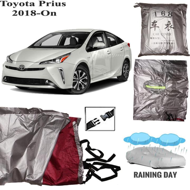 Car Body Cover for Toyota Prius 2018-0n Silver Color Waterproof | Daraz ...