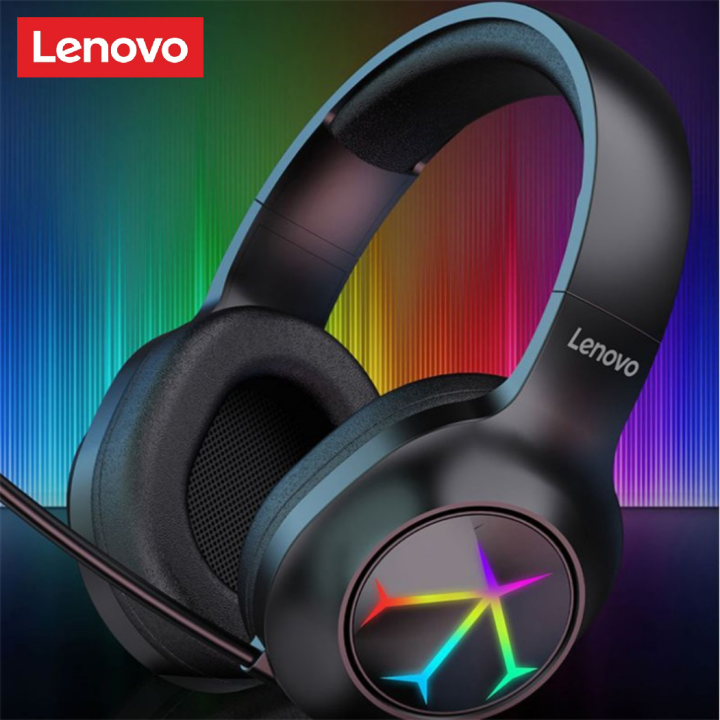 Lenovo G60 Over-Ear Gaming Headphones with Noise Reduction Mic 3D ...