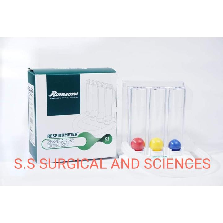 Respirometer Breathing Exerciser 3 Balls Breathing Trainer Vital ...