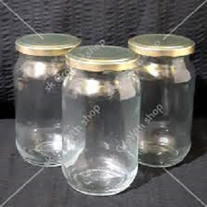 Glassware food jar , food container, glass jar 500 ml (2 pcs) | Daraz ...