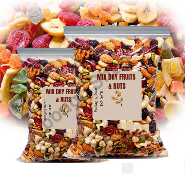 Mixed Dry fruits & nuts with twelve items( মিক্সড ড্রাই এন্ড নাটস ) 250 gm | Daraz.com.bd