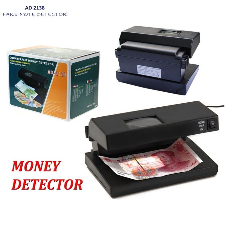 AD-2138 Money Checker Machine - Black | Daraz.com.bd