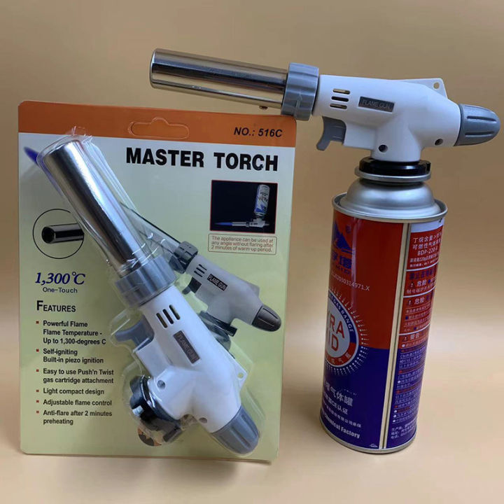 Card Type Gas Cylinder Flamethrower Nozzle Welding Gas Burner Flame Gas ...