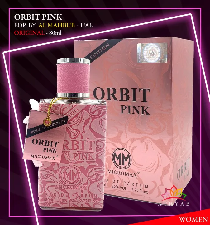 International Dubai Product ORBIT PINK ORIGINAL ARABIC PERFUME-80ml ...