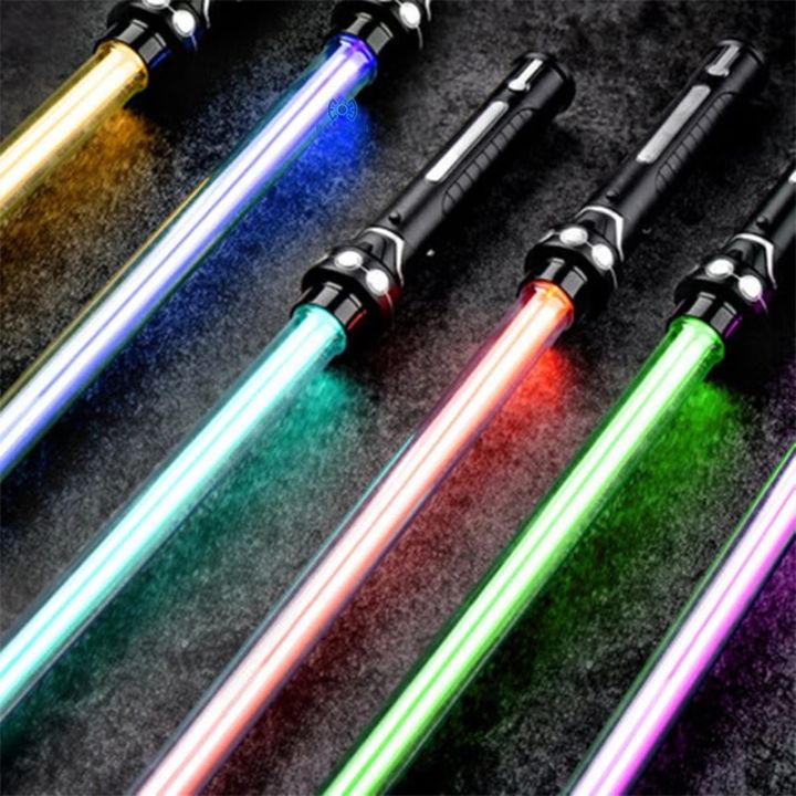 New RGB Lightsaber Laser Toys Light Saber 7 Colors Change Kids ...