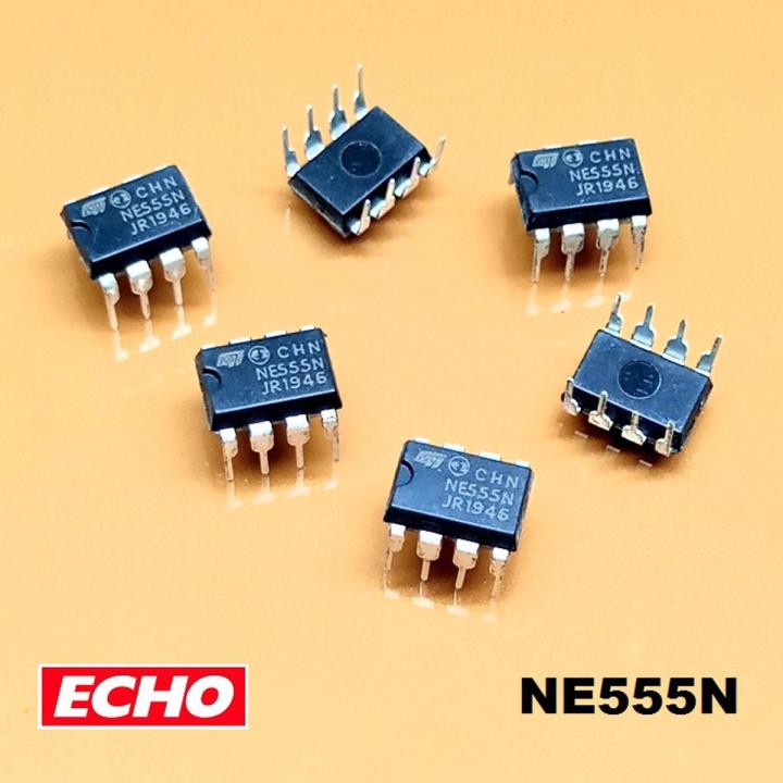 6pcs- Timer IC NE555 NE555N 555 Package DIP8 | Daraz.com.bd