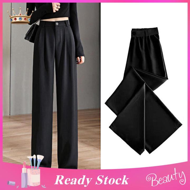 Women Trousers Wide Baggy Summer Spring Trousers | Daraz.com.bd