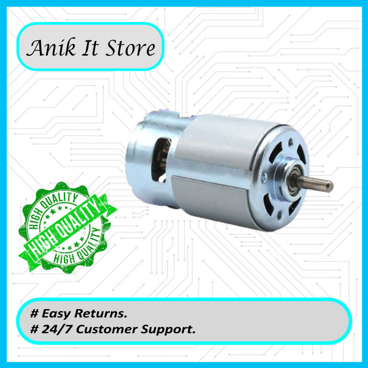 755 DC Motor 12-24V (13000-21000) RPM High Torque | Daraz.com.bd