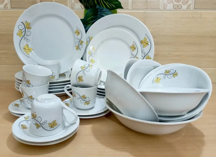 32 piece ceramic dinner set premium quality dinner set | Daraz.com.bd
