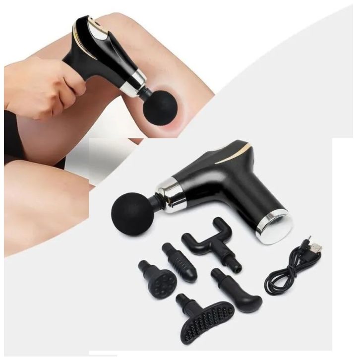 CY-002 Compact Power Body Massager With 6 Head | Daraz.com.bd