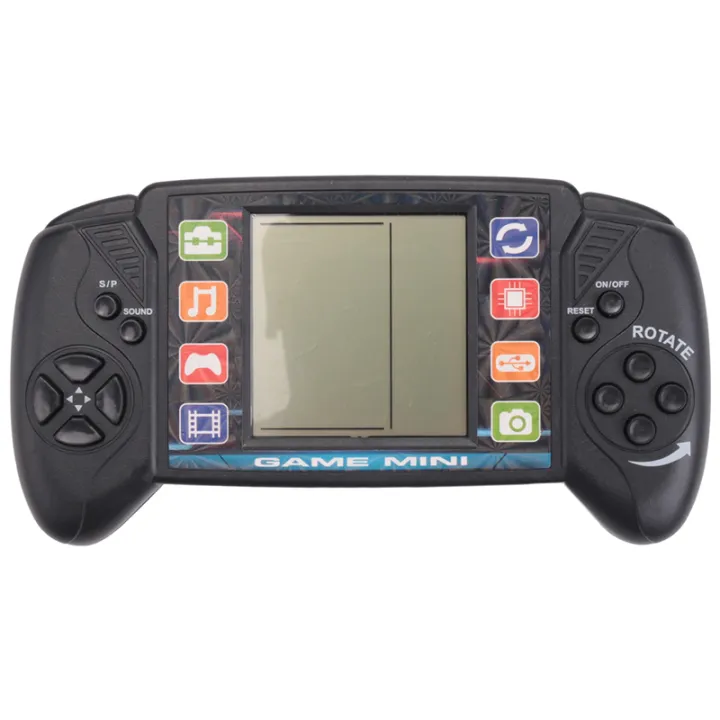 Handheld 3.5in LCD Brick Game Player with Built-in 23+26 Games(Black ...