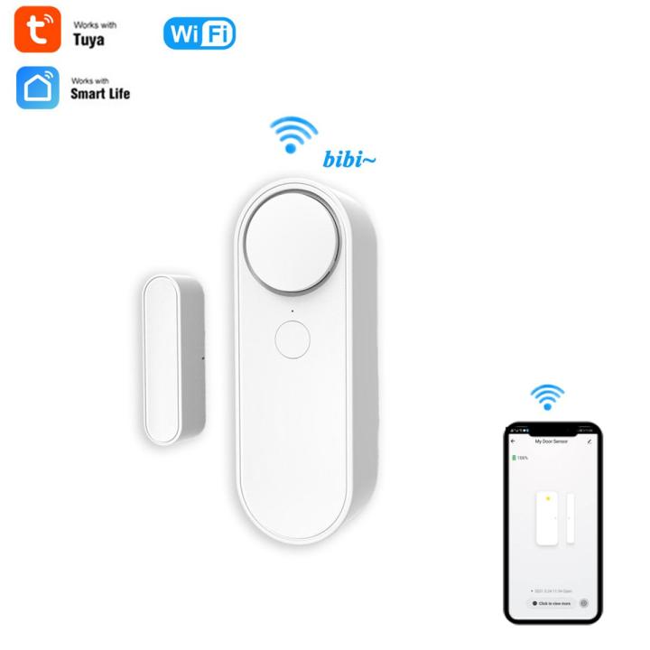Tuya Smart Adjustable Alarm Volume WiFi Door Sensor Window Sensor Door ...