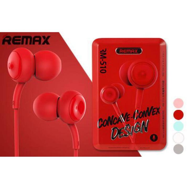 REMAX RM 510 Wired Earphone Red | Daraz.com.bd