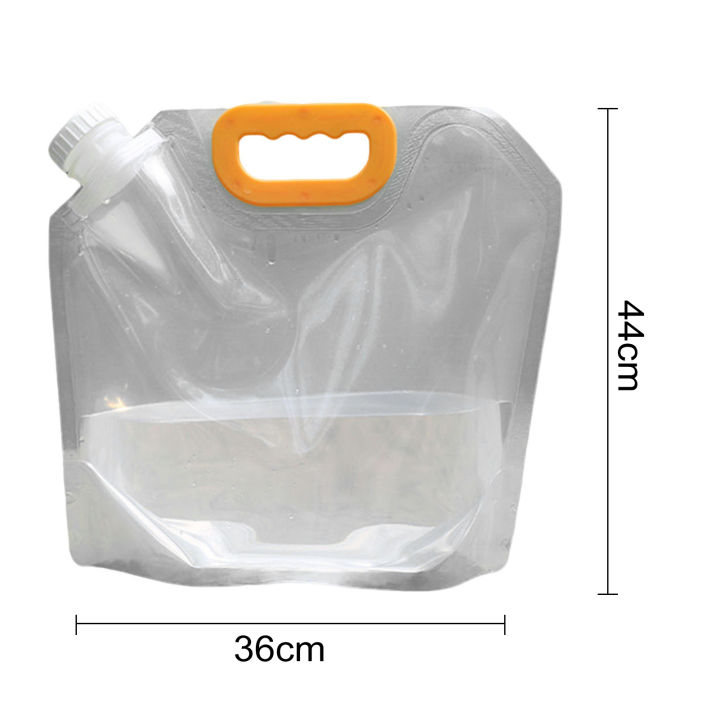 Folding Water Bag Portable 10l Water Bag for Outdoor Adventures Leak ...