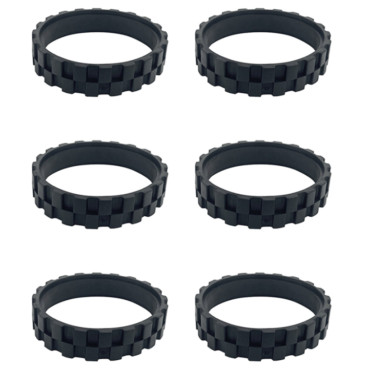 6PCS for Roborock S5/T6/T7 Accessories Xiaomi Walking Wheel Tire Skin ...