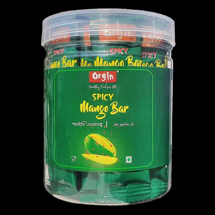 Orgin Spicy Mango Bar 12 gm 12 PCs Jar | Daraz.com.bd