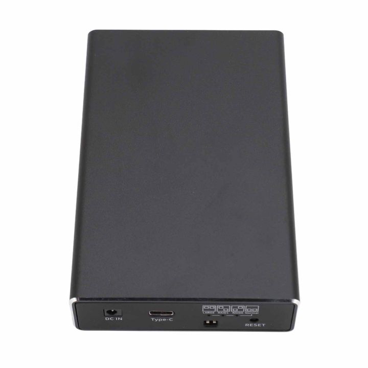 Dual Bay External Hard Drive RAID Enclosure USB C 10Gbps 2.5 Inch Dual ...