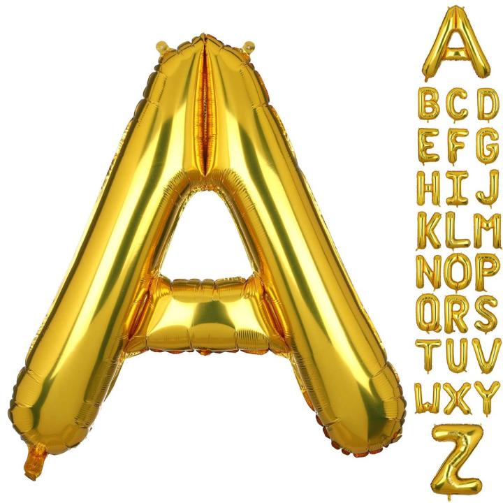Foil Alphabet Name Word Balloon A to Z/Alphabet Foil Balloon from A-Z ...