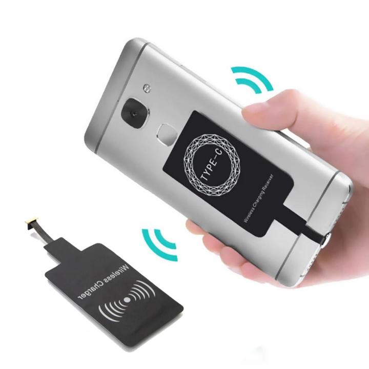 Wireless Charging Receiver Phone Inductive Charging Adapter for Samsung ...