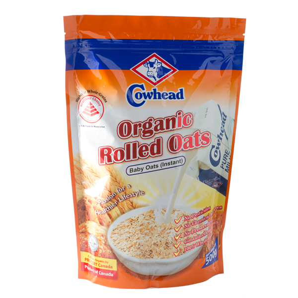 Cowhead Baby Oats Instant Organic Rolled Oats - 500gm | Daraz.com.bd