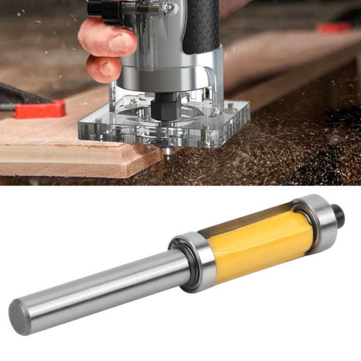 Double Bearing Router Bit 8mm Shank Pattern Flush Trim Woodworking ...