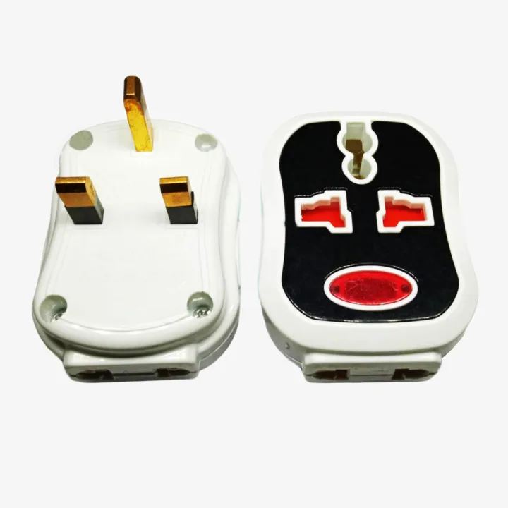 3 Pin Multi Socket Plug Adapter - 13AMP | Daraz.com.bd