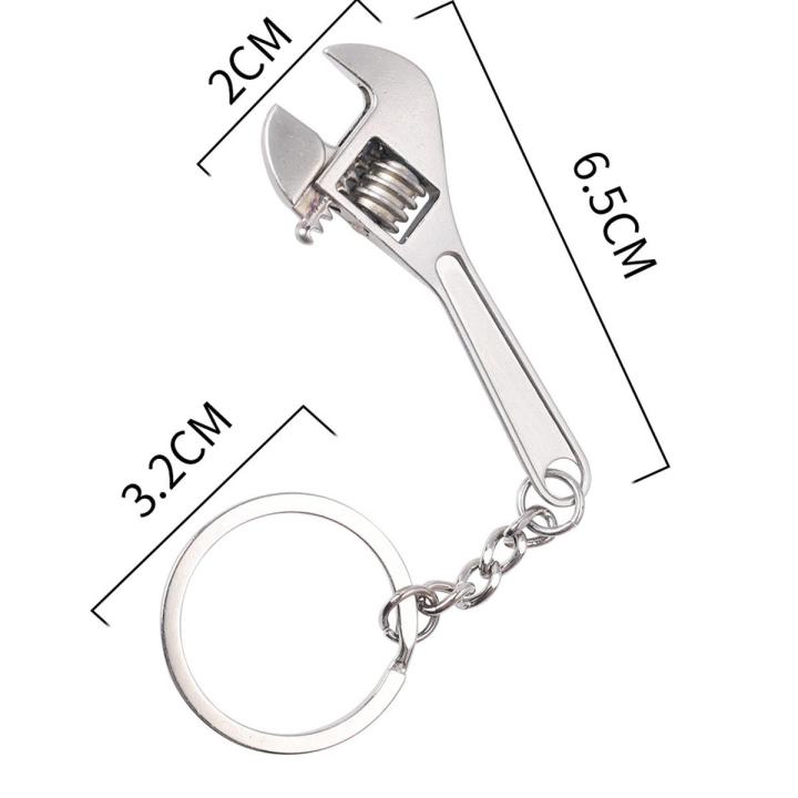 Creative Portable Practical Wrench Shaped Keychain Pendant ...