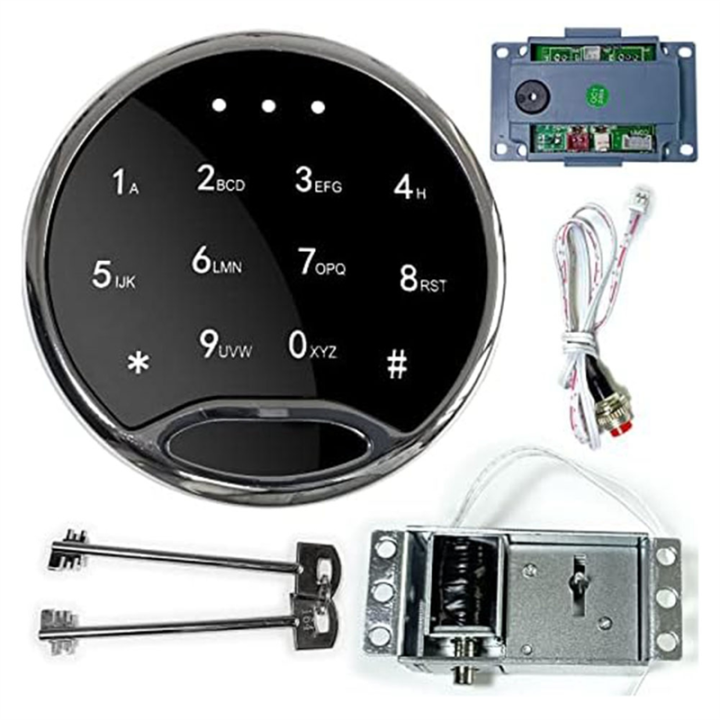 Electronic Safe Lock Kit Set Touch Pad/Keypad with Solenoid Lock 2 ...