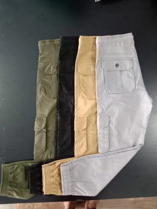 Men's 6 Pocket Exclusive Cargo Mobile Pant Twill Casual Cargo Pant ...