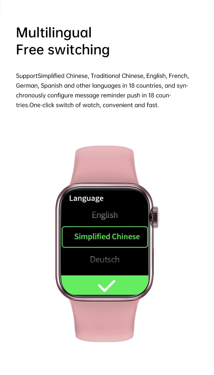 Laxasfit S9 Pro Smart Watch Bluetooth Voice Calling Full Screen Smartwatch