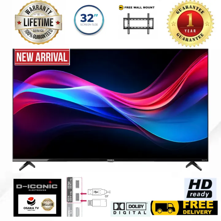 OSAKA Core FHD LED TV - 32 Inch - Frameless with 1 year Panel Guaranaty ...