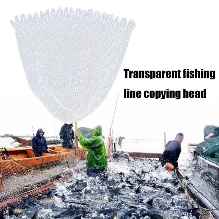 Outdoor 40/50/60 cm Double Line Braided Mesh Fishing Landing Net ...