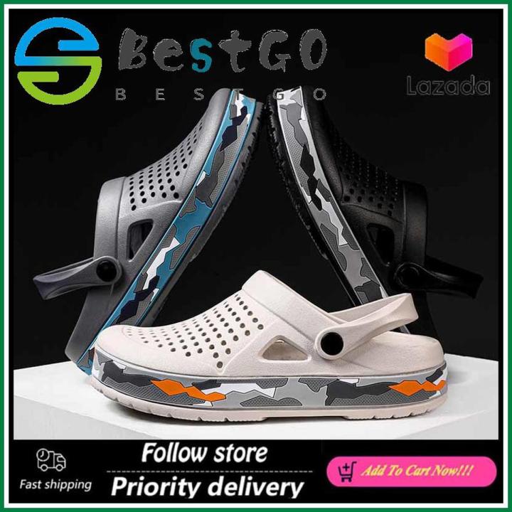 Slippers Men Outdoor Beach Shoes Beach Sports Sandals Summer Men Sandals Comfortable Surfing ...