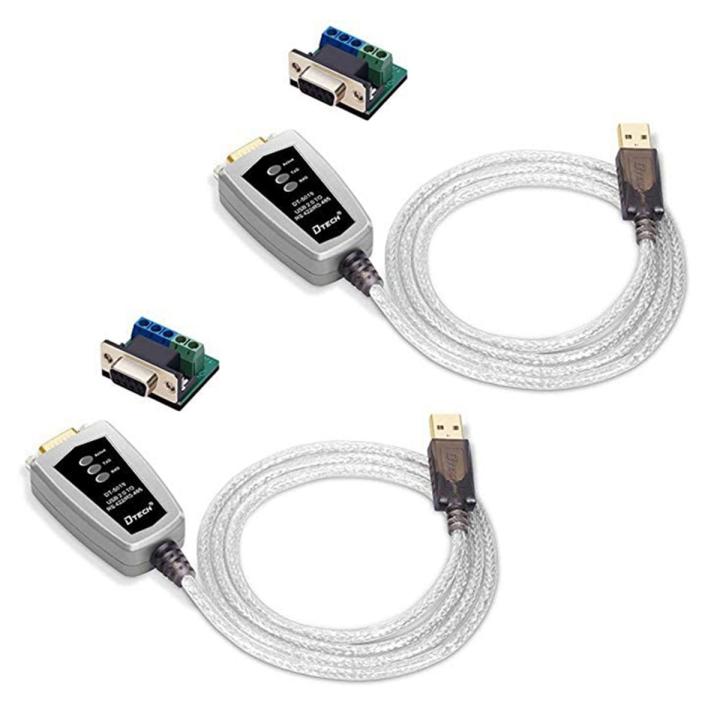 XHHDQES 3X DTech USB to RS422 RS485 Serial Port Adapter Cable with FTDI Chipset 5 Position ...