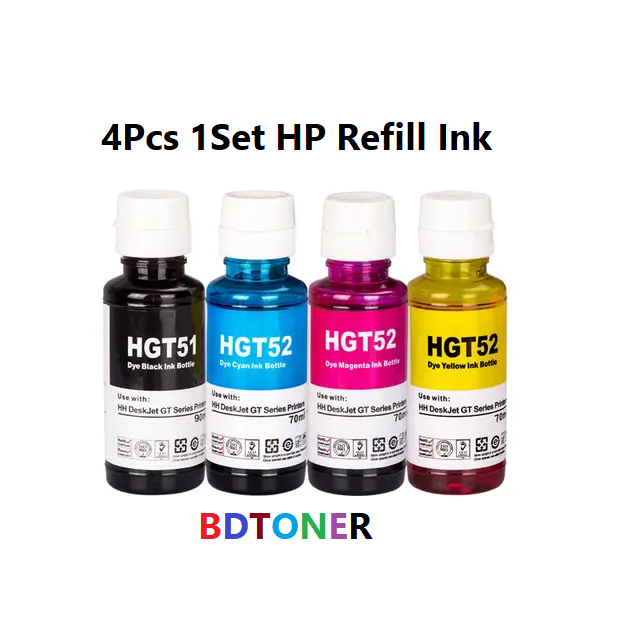 Refill Ink for Deskjet and Inkjet Printer HGT51, HGT52 | Daraz.com.bd