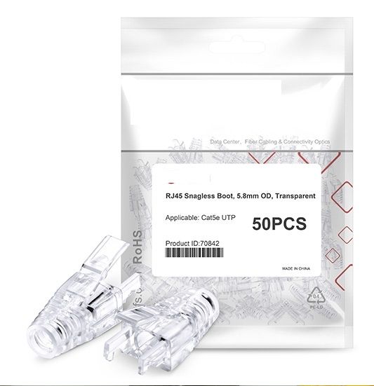 30 Pcs RJ45 Connector Caps Cat6 RJ45 Plug Boots Connector Cover | Daraz ...