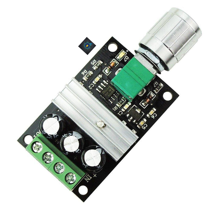 Adjustable DC Motor Speed Controller - PWM for 6V 12V 24V 28V - 3A 80W ...