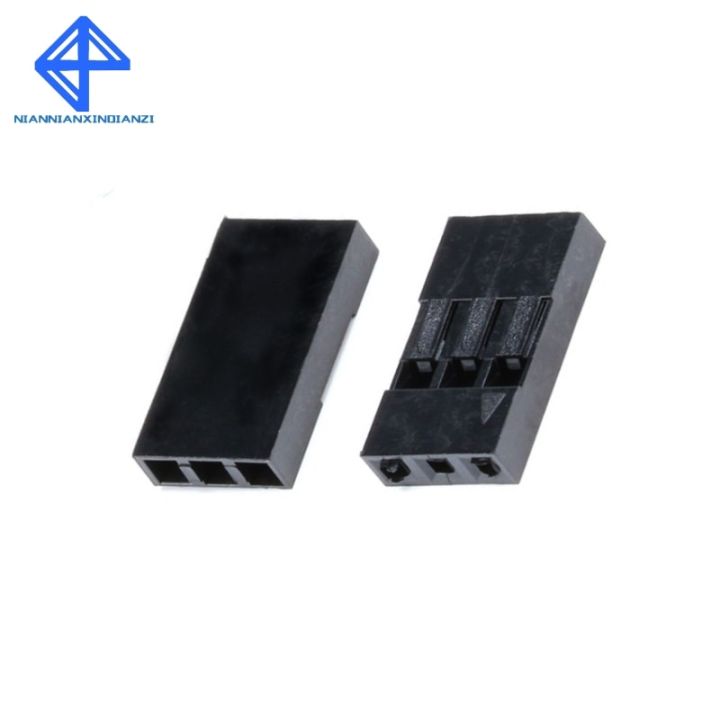 【3C VictoryEagle】100pcs Dupont 2.54mm 3P 1X3P Plastic Shell Pin Head ...