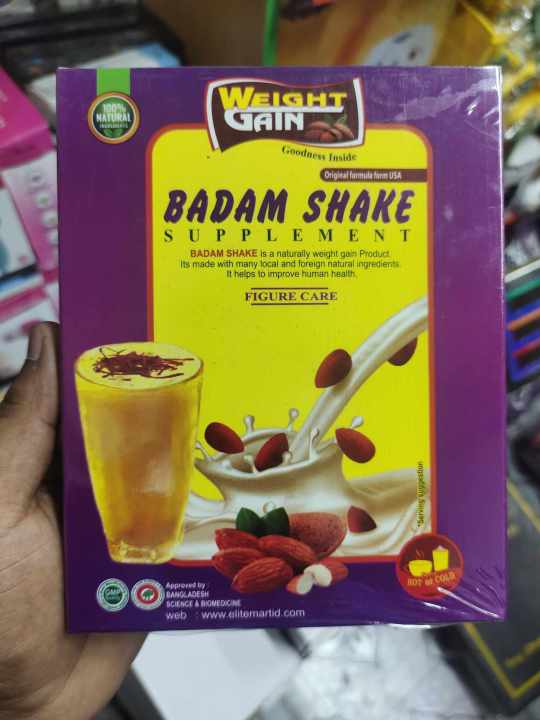 Badam Shake For Health Gain Keep body healthy and fitness good | Daraz ...