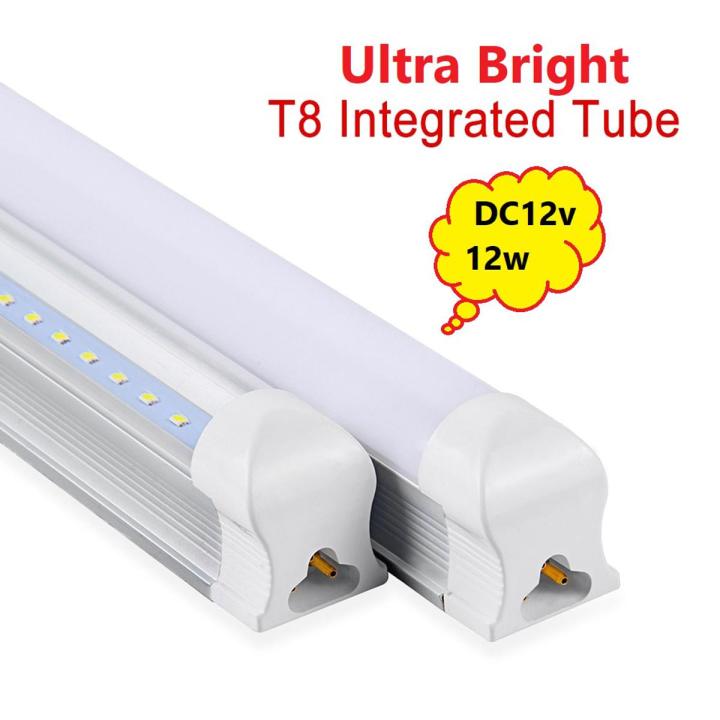 Ultra Bright DC 12V LED Fluorescent T8 Integrated LED T8 Tube Light For ...