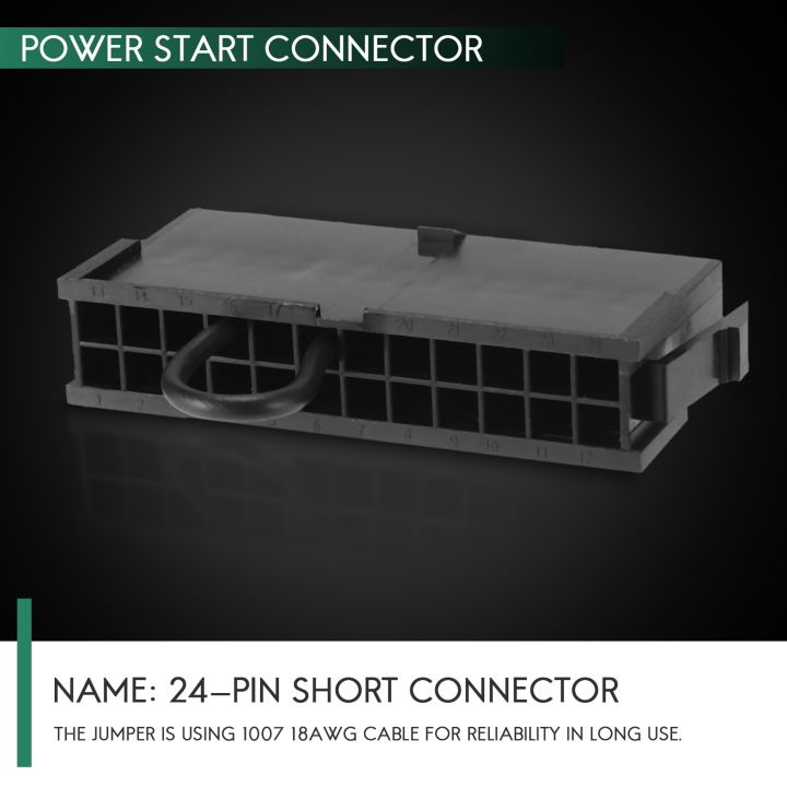 4-Pin ATX Power Supply Jumper Bridge Tool PSU Test Without Being ...
