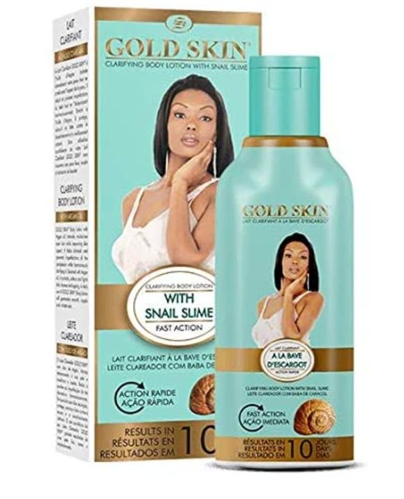 GOLD SKIN Clarifying Body Lotion with snail slime Bottle of 250ml ...