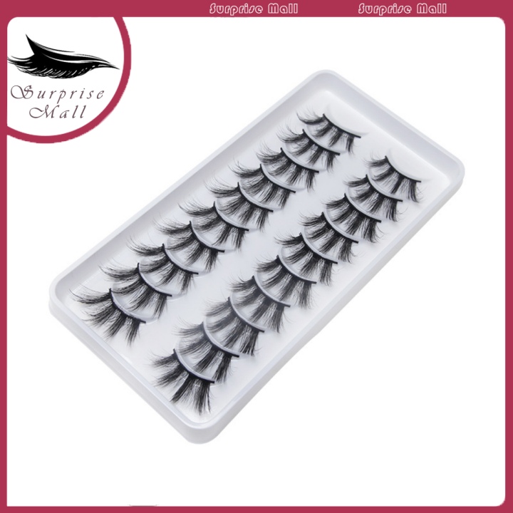 False Eyelashes Factory Stable Supply Of 10 Pairs Of Half Eyelashes ...