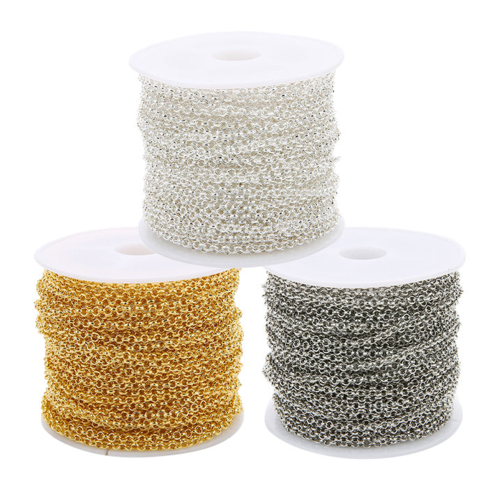 10 Yards Jewelry Making Chain Findings Accessories Tail Extender Chain ...