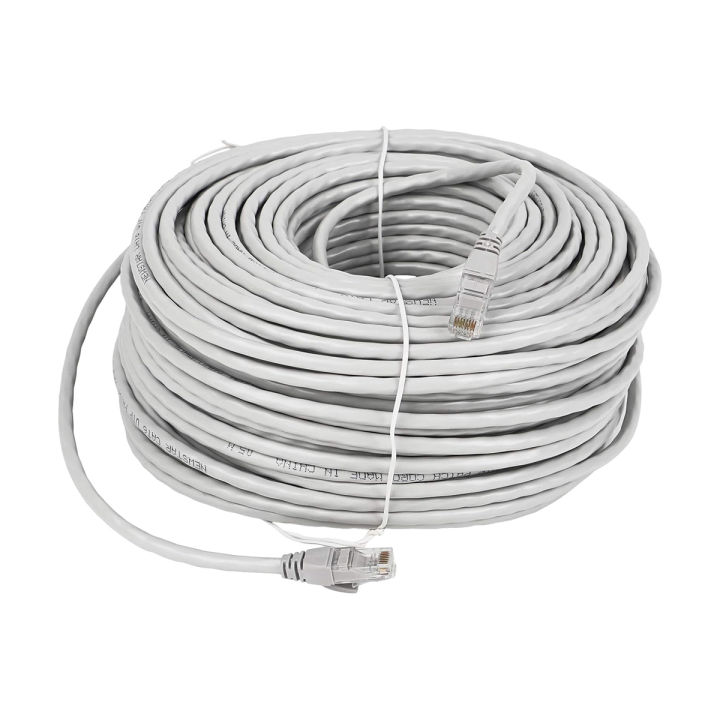 50 Meter (150 Feet) Cat6 Rj45 Ethernet Lan Network Cord Cable Lead 10 ...