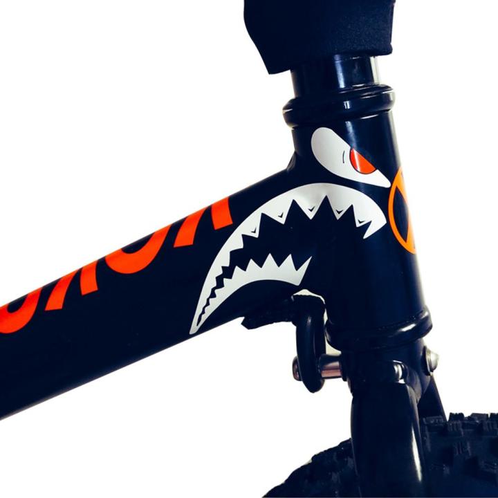 Bicycle Frame Decorative Sticker MTB Shark Head Tube Stickers ...