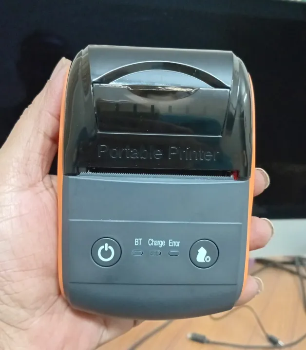 Mini Thermal Bluetooth Printer 58mm, 2 in 1, for Label & Receipt ...